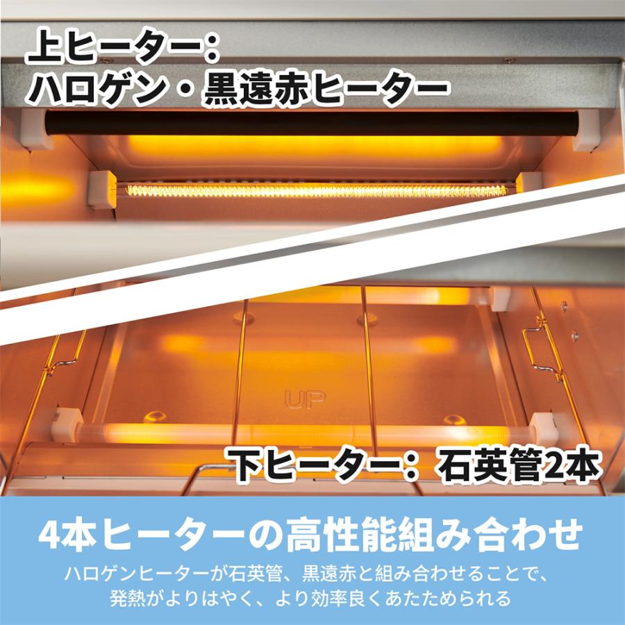 Comfee' 【2年メーカー保証】トースター オーブントースター 4枚 1400W 30分タイマー レトロ マイコン式 熱風 時短 パン焼き機 シンプル (/CF-AC141-AY ...