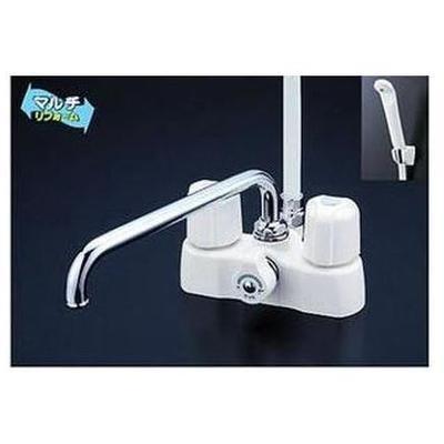 KVK [KF2008]KVK 水栓金具 デッキ形2ハンドルシャワー220mmパイプ式 : 設備プラザ - 通販 - Yahoo!ショッピング