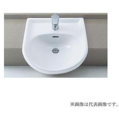 [L-2160FC+AM-311V1+LF-WN7PF+LF-62L+KF-30DN]INAX/LIXIL はめ込み前丸形洗面器 オーバーカウンター式 手動スイッチ付自動水栓 AC100V 壁 ...