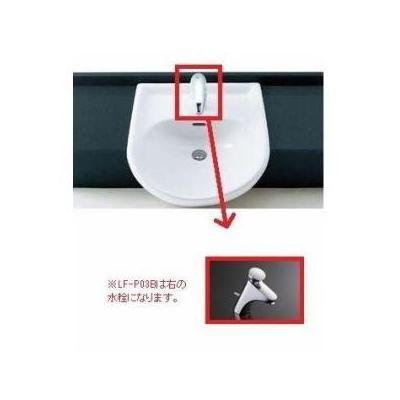 INAX [L-2160FC+LF-P03B+LF-3VK+LF-7SAL+LF-62L+KF-30DN]INAX/LIXIL はめ込み前丸形洗面器セット 床排水 : 設備プラザ - 通販 ...