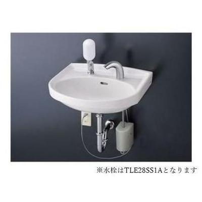 ポイント5倍[L250DM+TLE28SS1A+TL250D+TS126AR+T6BMP]TOTO 壁掛洗面器 中形 セット 壁排水 自動水栓 ...