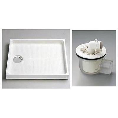 TOTO [PWSP80F2W]TOTO 洗濯機パンセット PWP800N2W+PJ001 800サイズ 洗濯機パン+ABS樹脂製 透明 ...