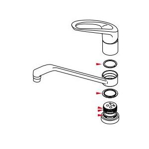 [PZ5011XP]KVK Xパッキンセット : 設備プラザ - 通販 - Yahoo!ショッピング