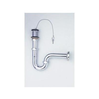 KVK [VR23P-32]KVK 排水金具付Pトラップ32 オーバーフローなし 金属製 ゴム栓式 : 設備プラザ - 通販 - Yahoo!ショッピング