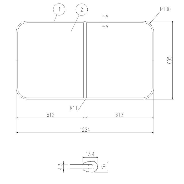 LIXIL [YFK-1270B(3)]INAX/LIXIL 風呂フタ 2枚1組〈YFK-1270B(2)の後継品〉 : 設備プラザ - 通販 - Yahoo!ショッピング