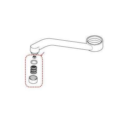 KVK [Z520CP]KVK KM336(G)(C) 吐水口先端部一式 : 設備プラザ - 通販 - Yahoo!ショッピング