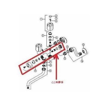 KVK [ZKF178N]KVK KM103N2用 切替レバー部一式 : 設備プラザ - 通販 - Yahoo!ショッピング