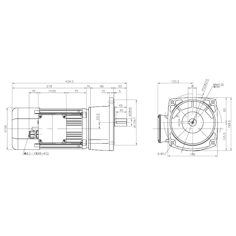 スガツネ工業 モニターマウントヒンジ 両トルクタイプ(170-022-154