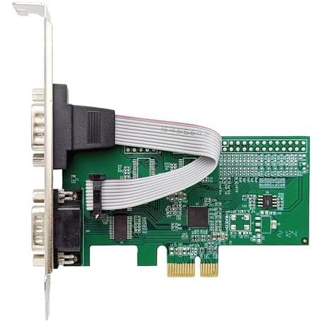 エアリア シリアル RS232C 2ポート 増設 PCI Express x1 接続 ロープロ... : Seven Thousandストア - 通販 - Yahoo!ショッピング