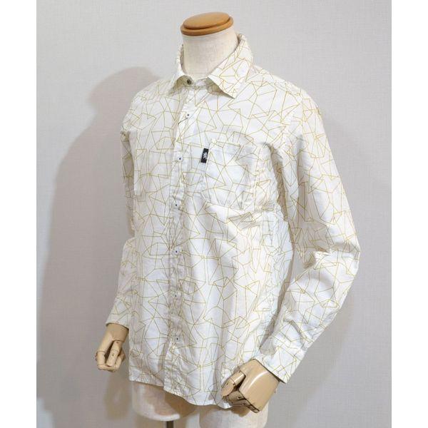 ラウラ ラウラフェリーチェ laura felice メンズ 長袖 シャツ ビアネロ 日本製 幾何学 総柄 胸ポケット ブランド 白 春 夏 秋 240-3171 送料無料 : ゴルフ ...
