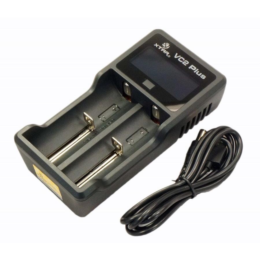 XTAR VC2 Plus MASTER USB 充電器 【カウントダウンタイマー機能付 LCD ディスプレイ】 : Seven Fox - 通販 - Yahoo!ショッピング