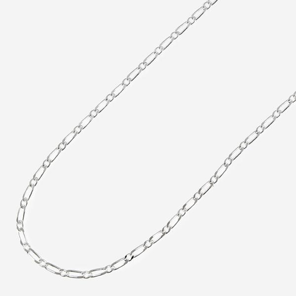 イタリア製 シルバー925 フィガロ1+1チェーン1.4mm 45cm 3本入り FC1-1-40-45 SV925 シルバーチェーン スターリングシルバー ネックレス : アクセサリーパーツ ...