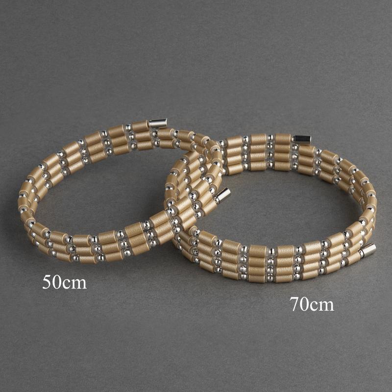 COREFORCE 新色 コアフォースループ K14 シャンパンゴールド 50cm スポーツ ブレスレット ネックレス ゴルフ 体幹 トレーニング バランス 健康アクセ プレゼント ...