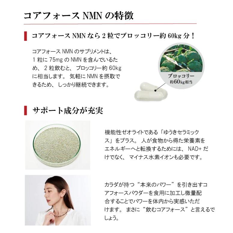 COREFORCE コアフォース NMN サプリメント 120粒入り NMNサプリメント 健康サプリメント 健康食品 NMNサプリ 国内製造 日本製 スポーツ アスリート コアホース ...