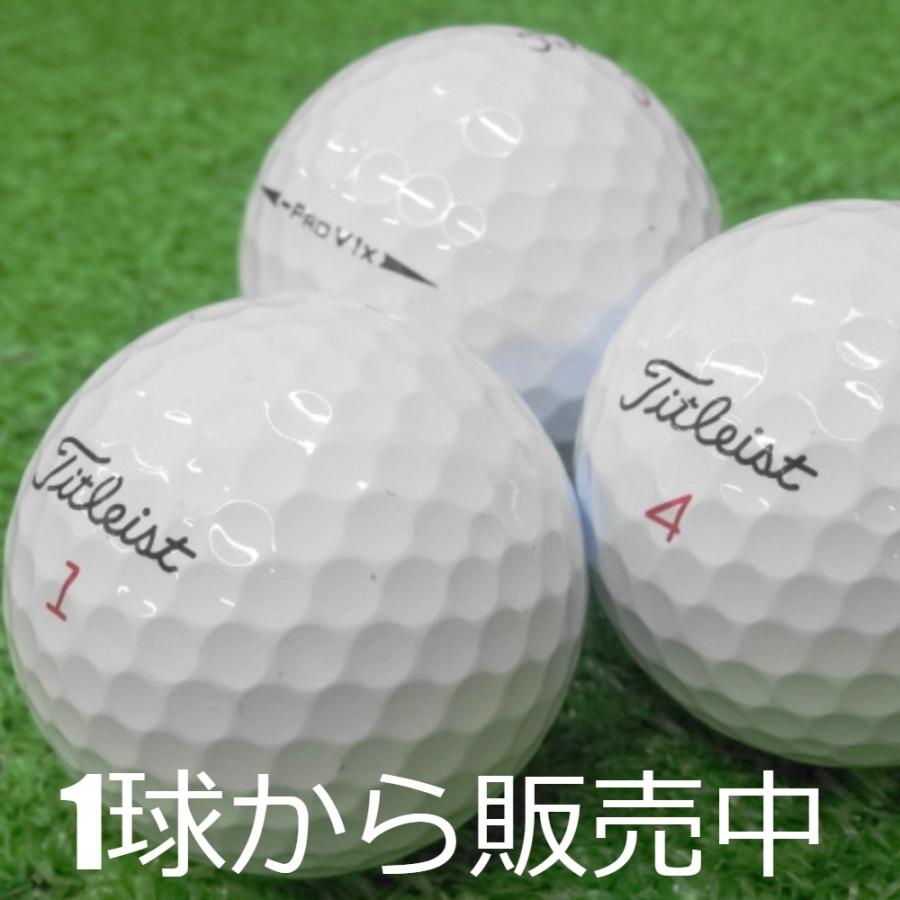 ロストボール Titleist PRO V1x LEFT DASH 1個 中古 Aランク タイトリスト プロV1X レフトダッシュ しっかりめの打感 トータルパフォーマンス 白 ゴルフボール ...