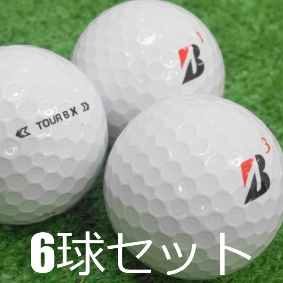 TOUR B ロストボール ゴルフボール BRIDGESTONE 2024 X コーポレイトカラー 6球セット 中古 Bランク 美品 ブリヂストン Bを信じろタイガーと極めた二つのB ...