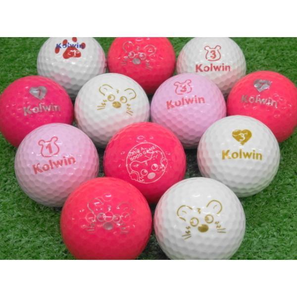 Kolwin ロストボール ゴルフボール 1ダース 12球セット 中古 Bランク コルウィン 白 ピンク : ゴルフボール専門店 セブンツー - 通販 - Yahoo!ショッピング