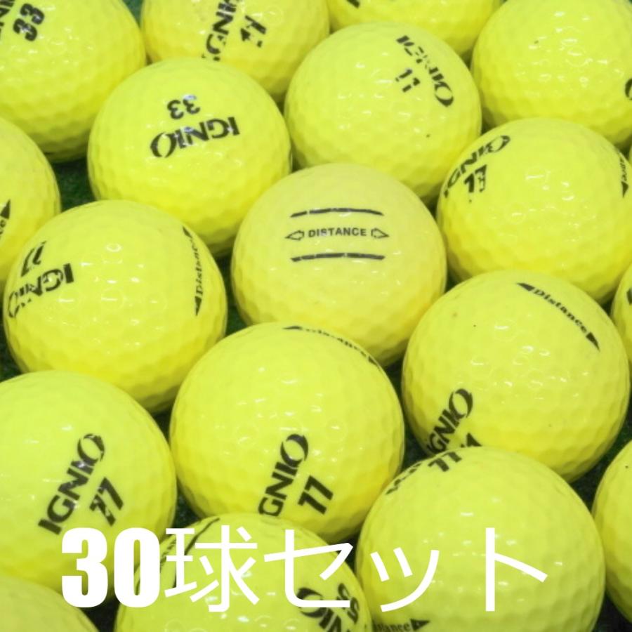 IGNIO 送料無料 ロストボール ソフトディスタンス イエロー 30球セット 中古 Cランク 格安 イグニオ 高反発2ピース 大きな飛びと超ソフト打感 黄色 ゴルフボール : ゴルフボール ...