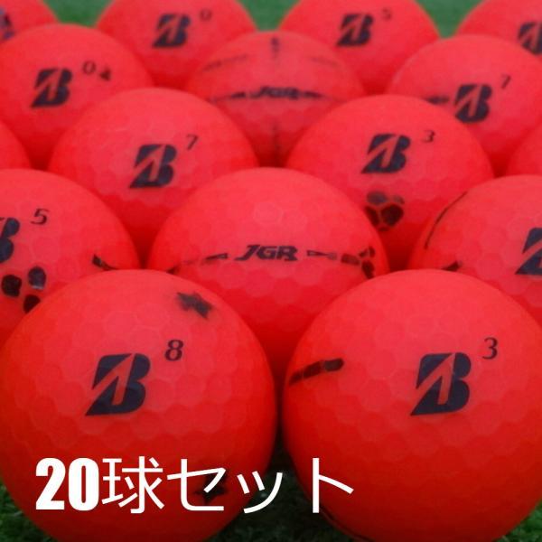 BRIDGESTONE GOLF 送料無料 訳あり 落書き ブリヂストン ゴルフ TOUR B JGR 20球セット マットレッド 中古 ...