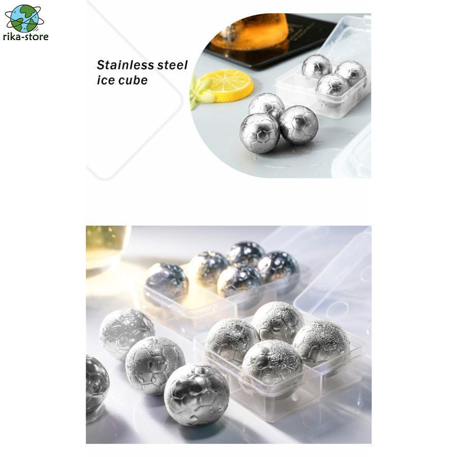 溶けない氷 サッカー サッカー型 アメカジ アイスキューブ ステンレス氷 アイス キューブ ステンレスアイス 角氷 永久氷 繰り返し使える :ml0508-xia681:リカストア - 通販 ...
