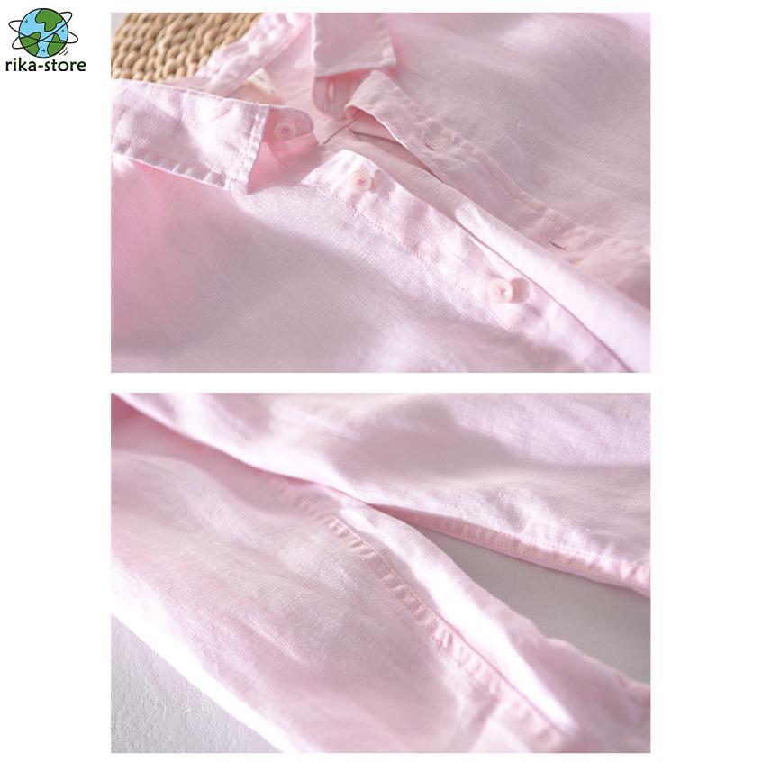 シャツ メンズ リネン カジュアルシャツ ビジネスシャツ 麻シャツ オフィス 秋服 シンプル トップス ロールアップ 長袖 無地 通勤 :ml0508-xia796:リカストア - 通販 ...