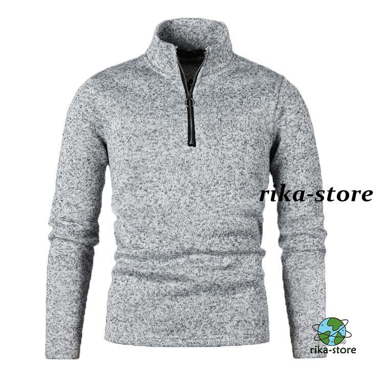 ゴルフウェア fzcyシャツ メンズ 長袖 ハーフハイネック ゴルフシャツ スポーツ 暖か 秋冬 厚手 防寒 ゆったり トップス 紳士服 通勤 カジュアル おしゃれ : リカストア - 通販 ...