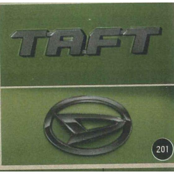 ダイハツ タフト TAFT ブラックメッキ リヤ エンブレムセット（D,TAFTの組合せ） : Seyamotors - 通販 - Yahoo!ショッピング