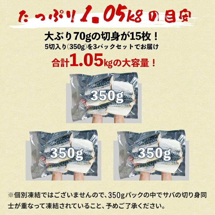 トロサバ“骨取り”切身 大ぶり70g x 15枚=合計1.05kg 小分け350g (70g 5枚) 3パック グリーンランド・フェロー諸島産 プレミアム 骨なし 簡単調理 : 海の幸なのに ...