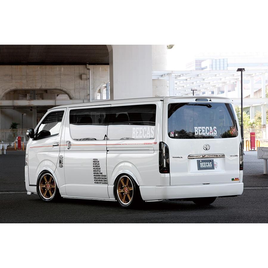 BEECAS/ビーキャス【（Flat/フラット）リアウイングver3】200系ハイエース 1〜4型 ナロー 標準ルーフ専用 : SFTショッピング - 通販 - Yahoo!ショッピング