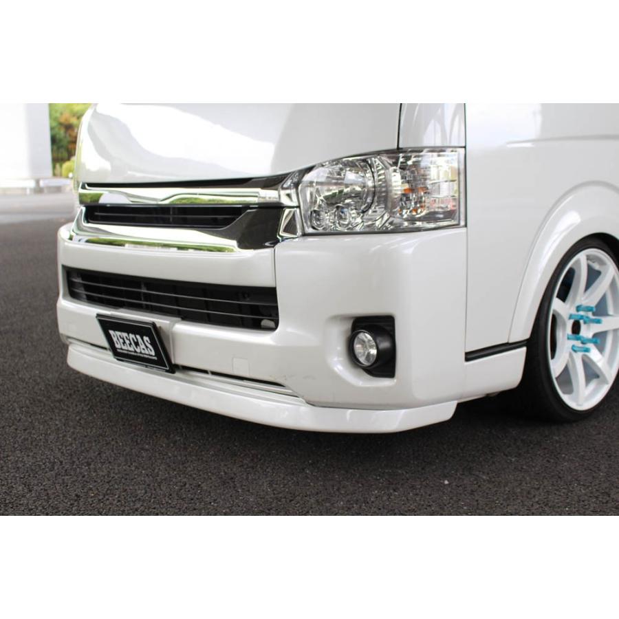 BEECAS/ビーキャス【（Flat/フラット）フロントハーフスポイラー】200系ハイエース 4型 ワイド用 : SFTショッピング - 通販 - Yahoo!ショッピング