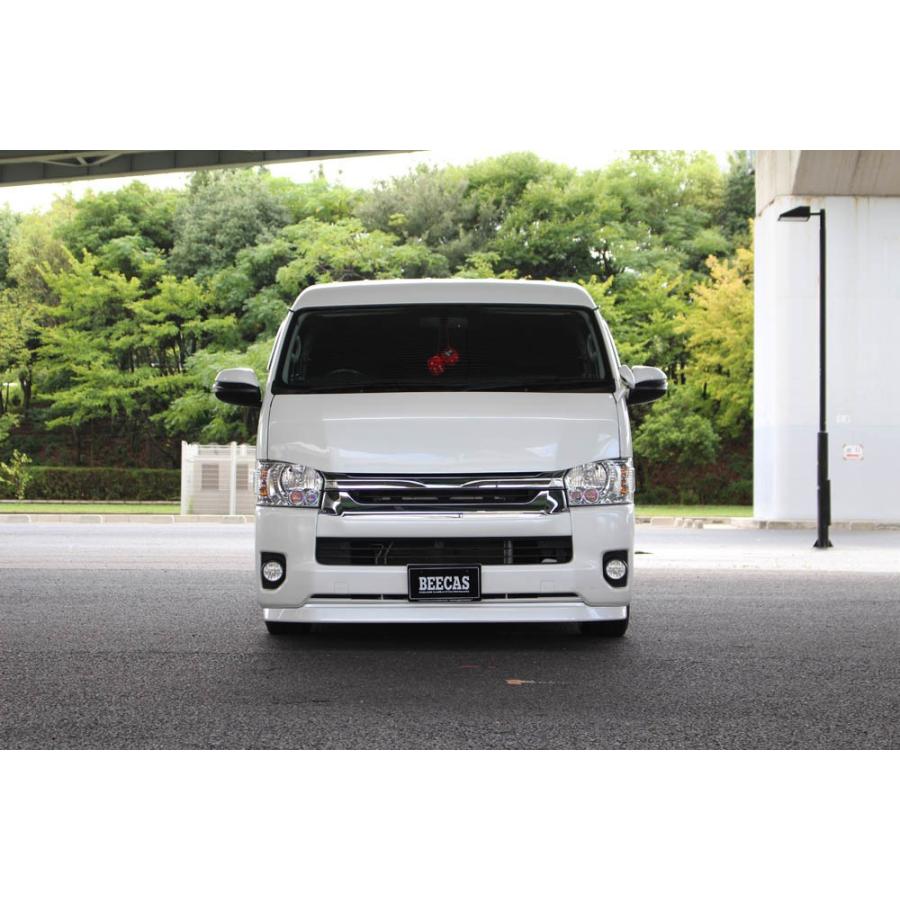 BEECAS/ビーキャス【（Flat/フラット）フロントハーフスポイラー】200系ハイエース 4型 ワイド用 : SFTショッピング - 通販 - Yahoo!ショッピング