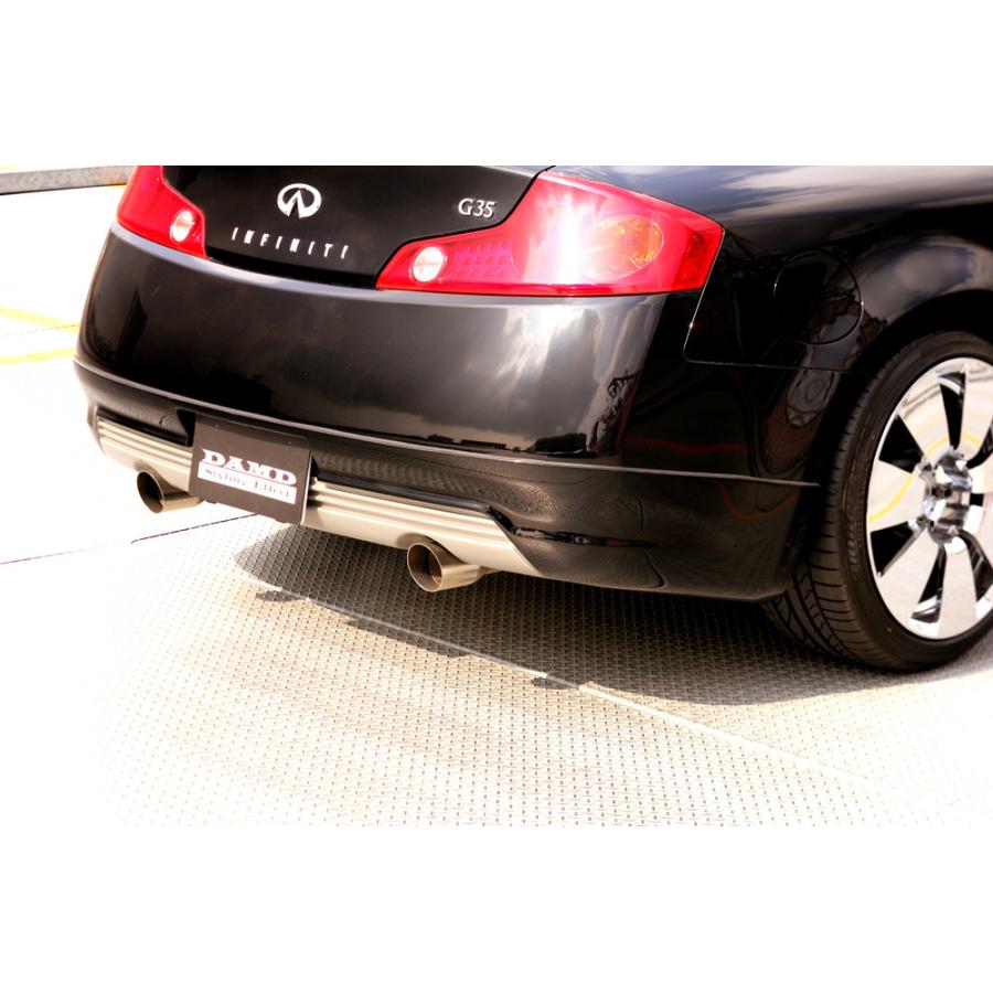 DAMD/ダムド スカイライン SKYLINE COUPE V35/G35【BLACK x METAL リアアンダースポイラー】 : SFT ...