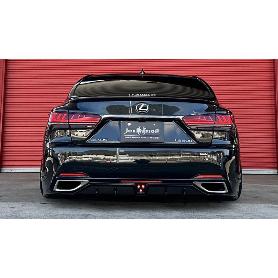 JOBDESIGN/ジョブデザイン（GUNs STYLE）【リアアンダースポイラー】レクサス LS500 後期※Fスポーツ : SFTショッピング - 通販 - Yahoo!ショッピング