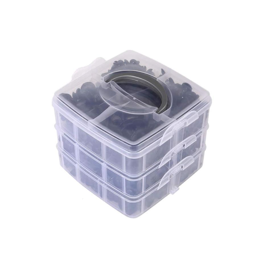 バンパークリップ トリムクリップ 620個セット 16種類 車用リベット リベットセット トリムファスナー リテーナ PANKURI ...