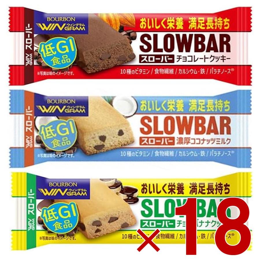 ブルボン スローバー チョコレート クッキー チョコバナナ 濃厚 ココナッツミルク 41g 3種 アソート セット ウィングラム WINGRAM 各18個 : SG Line ヤフー店 ...