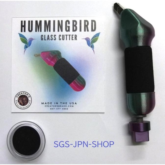 並行輸入品 ハミングバード ガラスカッター 手の平で握る小型カッターです。Hummingbird Glass Cutter グラスカッター ...