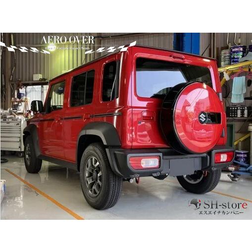 G62Lルックボディキット6点セット未塗装5ドア専用(F/B・F/G・O/F・S/S・R/B・スペアタイヤカバー)ジムニーノマドJC74W(エアロオーバー) : エスエイチカンパニー - 通販 ...