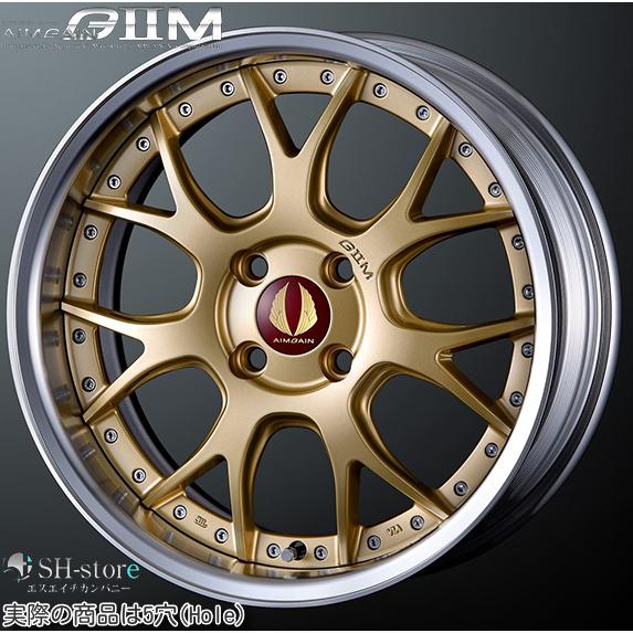 タイヤホイールセットAIMGAIN-GIIM(エイムゲイン2P)G2M 21インチ【厳選輸入245/35R21】20系/30系アルファード ...