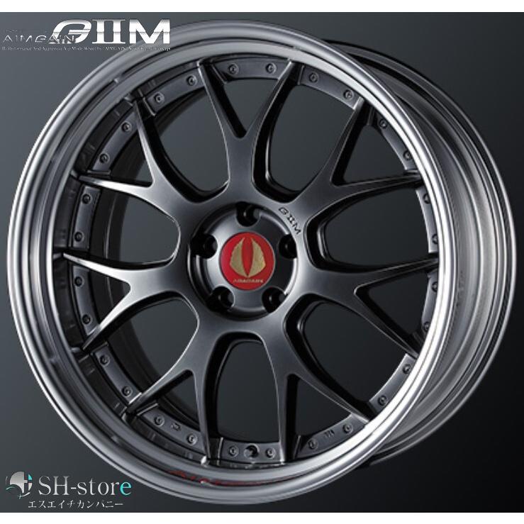 タイヤホイールセットAIMGAIN-GIIM(エイムゲイン2P)G2M 21インチ【厳選輸入245/35R21】20系/30系アルファード ...