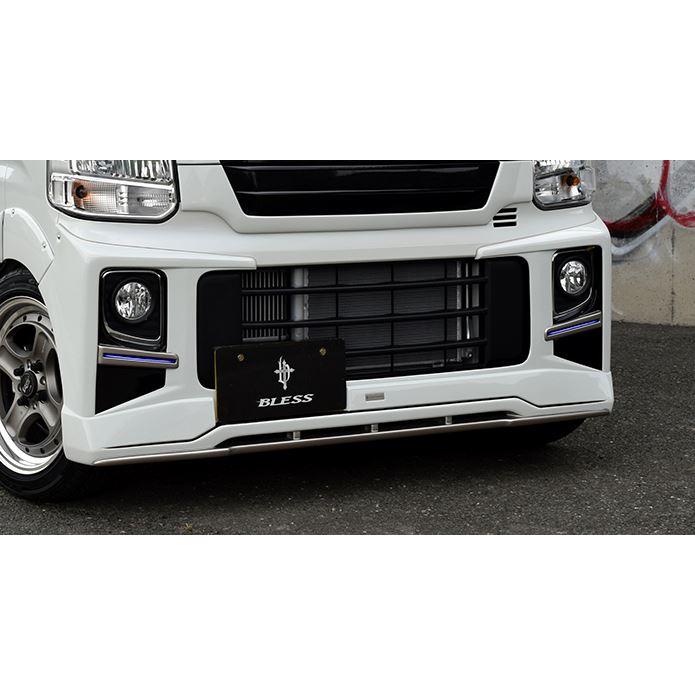 ブレスクリエイション(BLESS CREATION) フロントハーフスポイラーVer.2 LEDライト有り 未塗装/塗装済 DA17エブリィワゴン : エスエイチカンパニー - 通販 ...