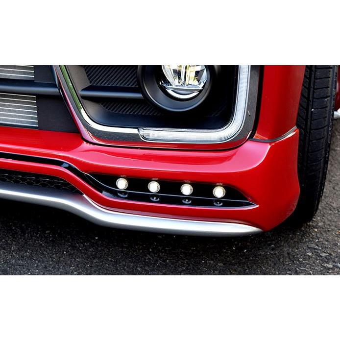 ブレスクリエイション(BLESS CREATION) フロントハーフスポイラーVer.2 LEDライト有り 未塗装/塗装済 スペーシアカスタム MK53S : エスエイチカンパニー - 通販 ...