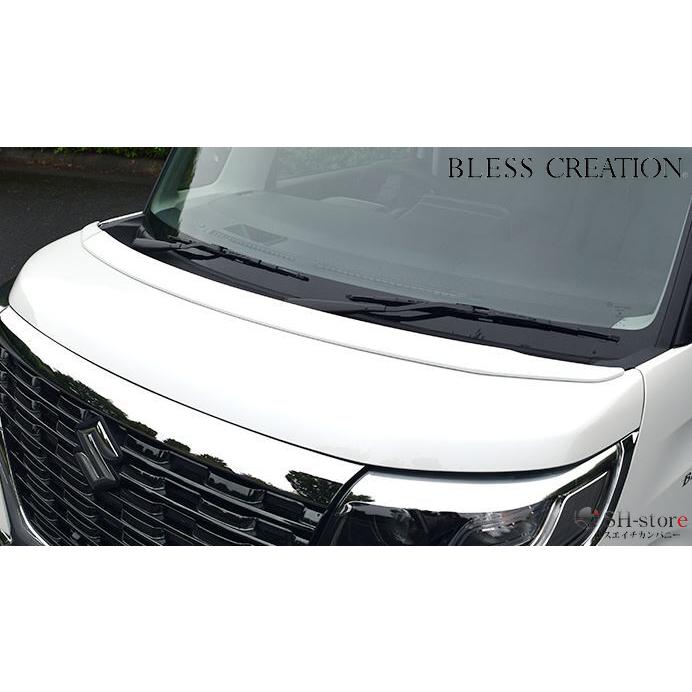 ブレスクリエイション(BLESS CREATION) ボンネットスポイラー 未塗装/塗装済 スペーシアカスタム MK53S : エスエイチカンパニー - 通販 - Yahoo!ショッピング