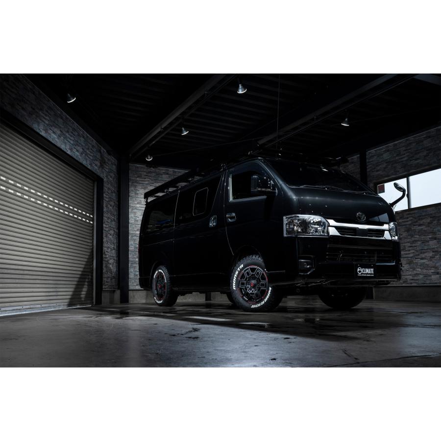 300系ランドクルーザー/LX(クライメイト/CLIMATE)デヴグルレッドライン18インチ【265/65R18ホイールタイヤセット】〈タイヤ ...