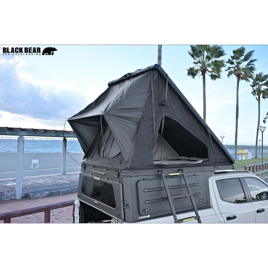 ブラックベアー ピークネストキャノピー[トライトンLC2T-Can001]ルーフテント一体型BLACKBEAR(就寝定員大人2人)【ランボ・LAMBO】 : エスエイチカンパニー - 通販 ...