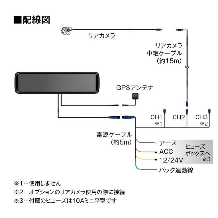 24V車両特化型デジタルルームミラー SV5-MDR-A002C1A【マックスウィン/MAXWIN】 : エスエイチカンパニー - 通販 - Yahoo!ショッピング