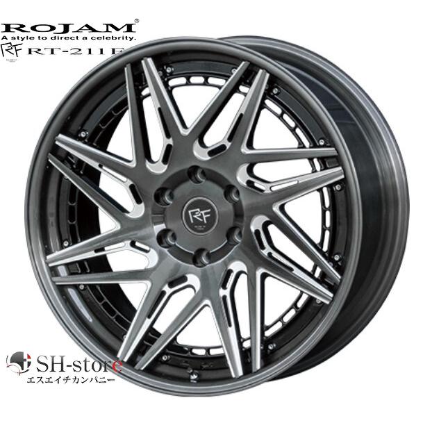 300系ランドクルーザー/LX600 ロジャム(ROJAM)RT-211F 24インチ【295/35R24or305/35R24ホイールタイヤセット】〈タイヤメーカーとサイズ選べます ...