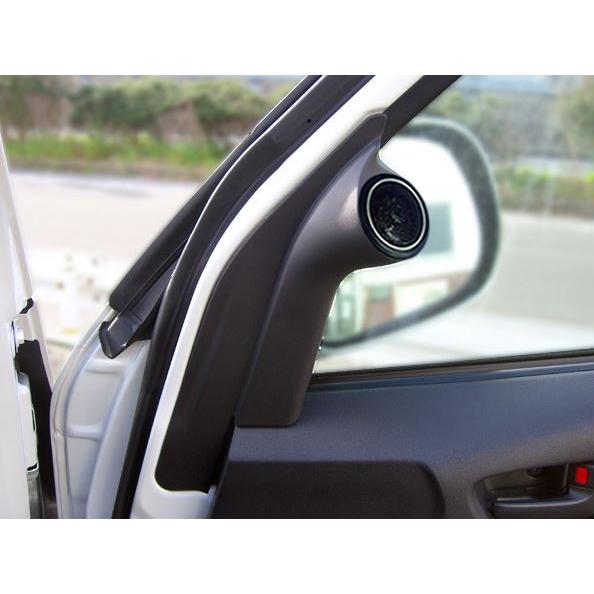 ツィーター取付パネル【カーボンルックホワイト】 200系ハイエース セカンドハウス【ヴォーグ/VOGUE】 :second-10876:エス ...