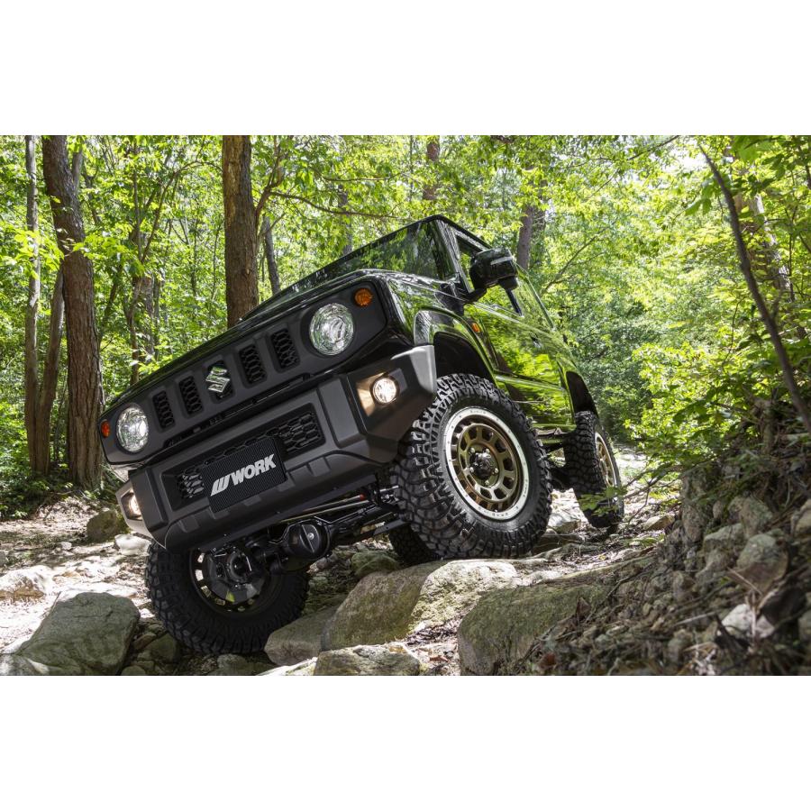 【カスタムサイズに変更可能】ジムニーJB64(WORK/CRAG・ワーククラッグ)T-GRABIC/ティークラビック 16インチ245/75R16・225/75R16etc(タイヤメーカー選べ ...