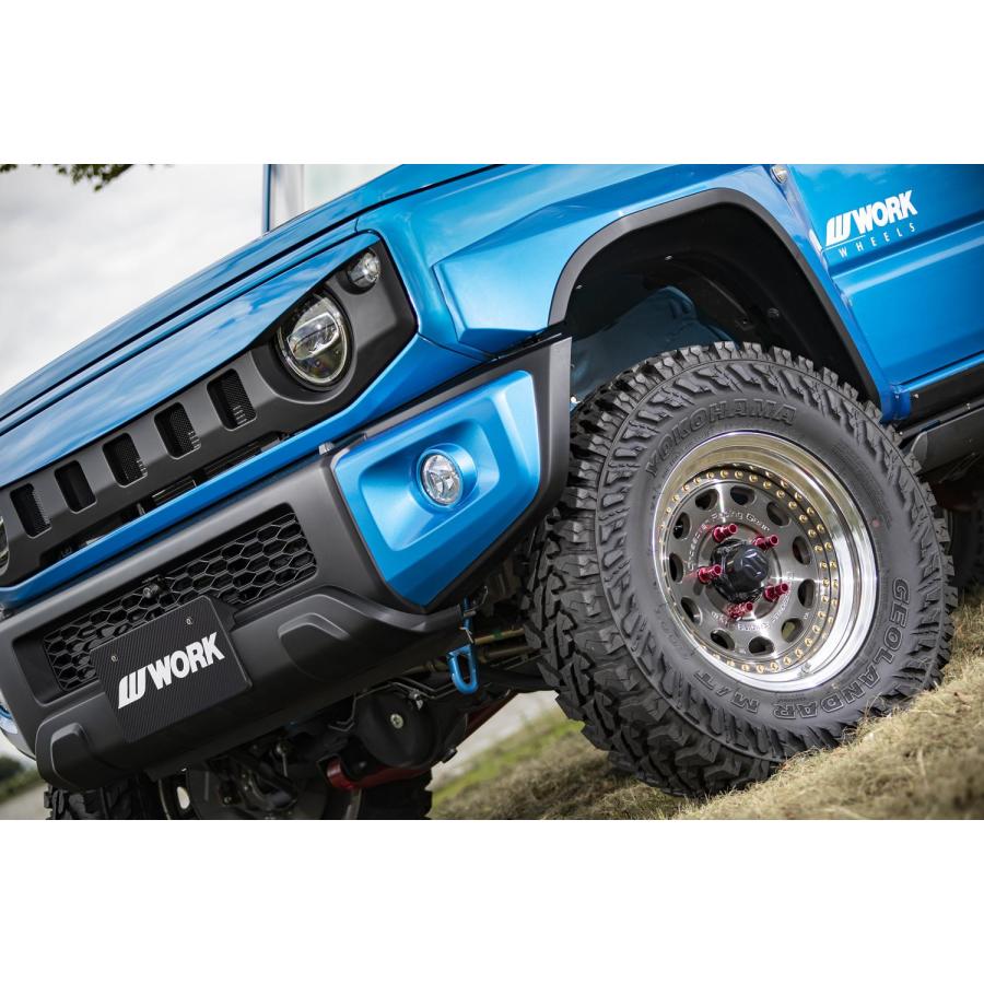 【カスタムサイズに変更可能】ジムニーJB74(WORK/CRAG・ワーククラッグ)ガルバトレ 16インチ245/75R16・225/75R16・235/70R16etc(タイヤメーカー選べます ...