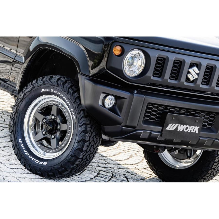 【カスタムサイズに変更可能】ジムニーJB74(WORK/CRAG・ワーククラッグ)ガルバトレ2 16インチ245/75R16・225/75R16・235/70R16etc(タイヤメーカー選べ ...